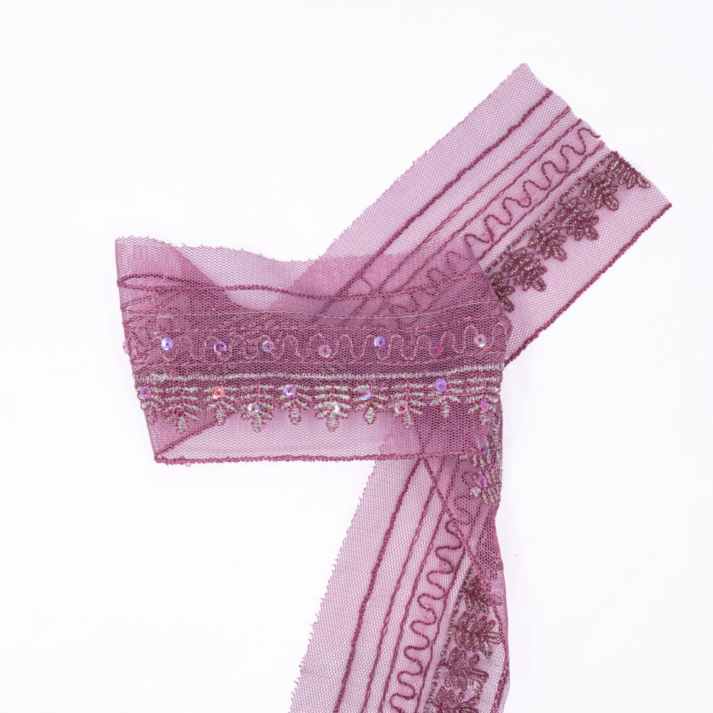 Dusty Fandango Tulle Lace | Wildbird Fabric