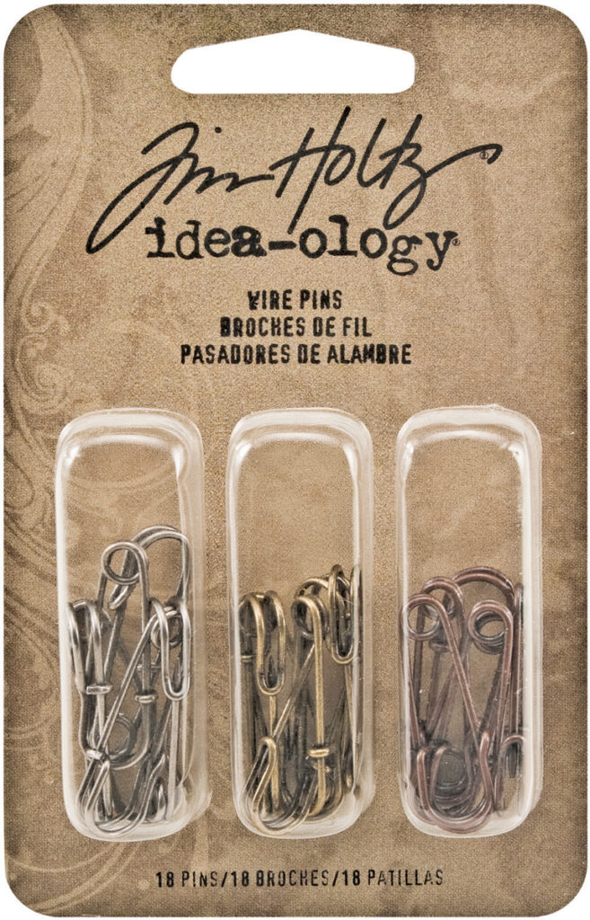 Idea-Ology Metal Wire Pins .25″X1″ 18/Pkg | Wildbird Fabric