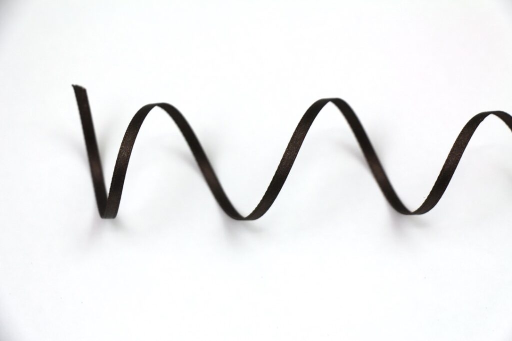 Chocolate Brown Satin Ribbon 1/8″ | Wildbird Fabric