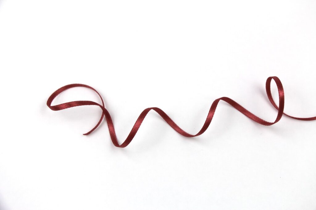 Cinnamon Satin Ribbon 1/8″ | Wildbird Fabric