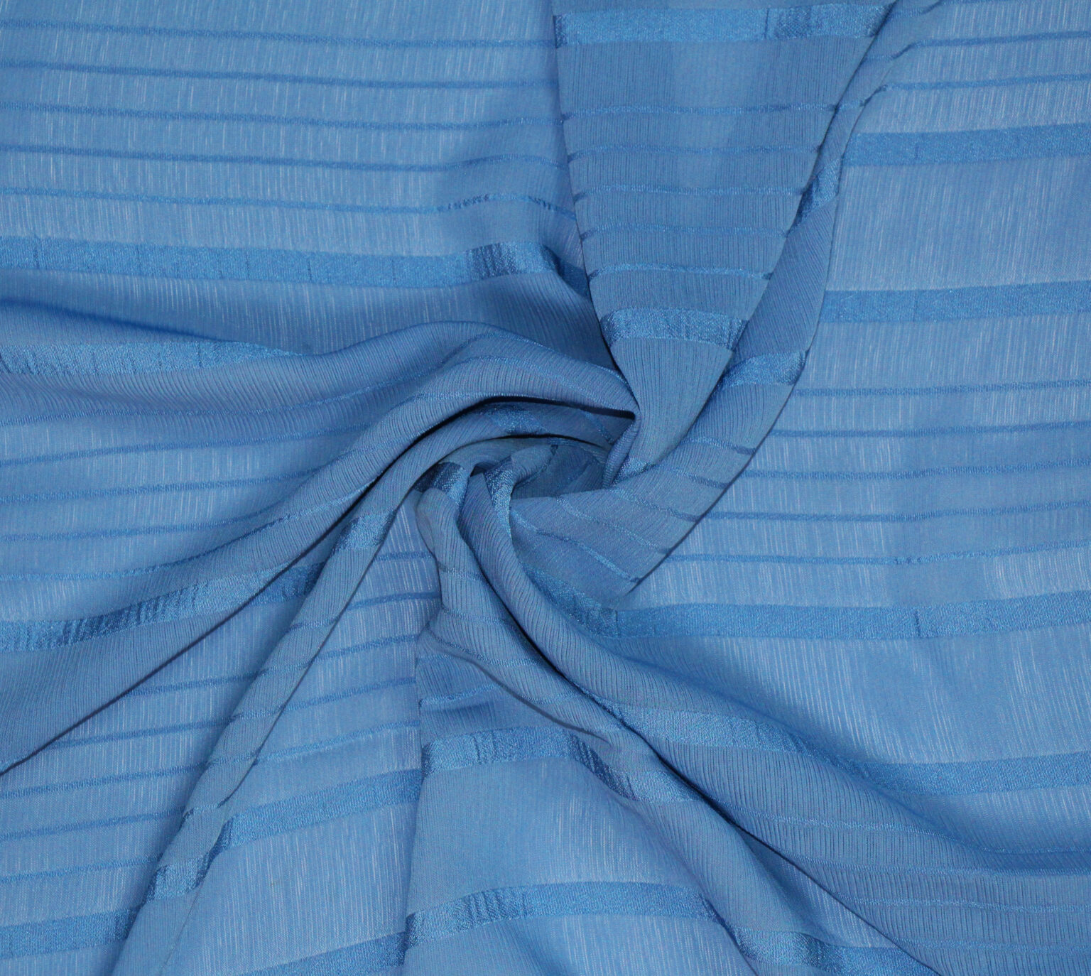 Shimmer Scarf with Fringe – Alpine Blue | Wildbird Fabric