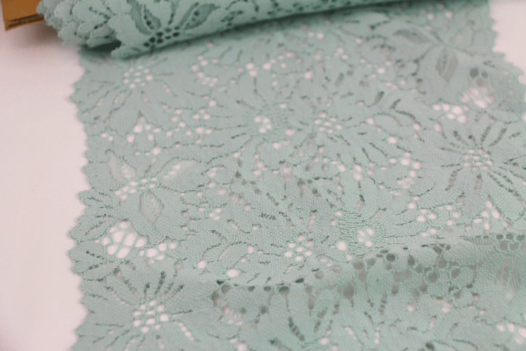 Aqua Mist lace | Wildbird Fabric
