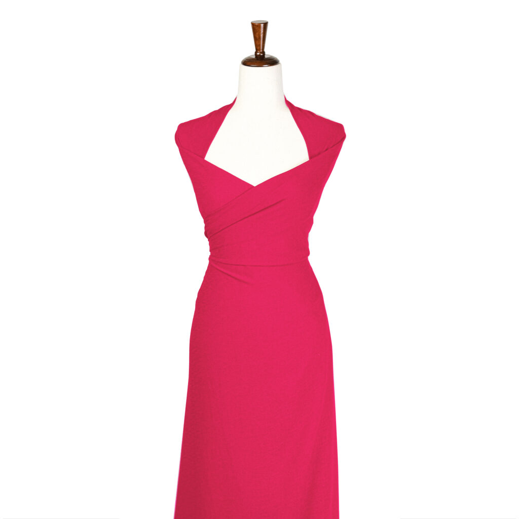 Bark Crepe – Raspberry | Wildbird Fabric