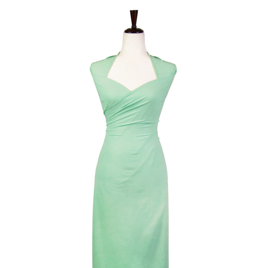 Bubble Crepe – Bright Mint | Wildbird Fabric