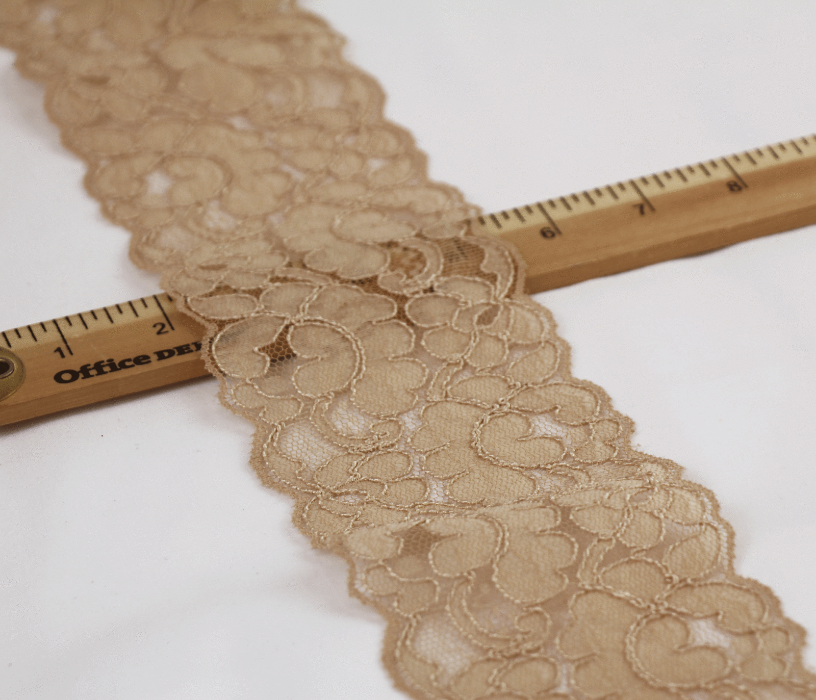 Capri Beige Lace | Wildbird Fabric