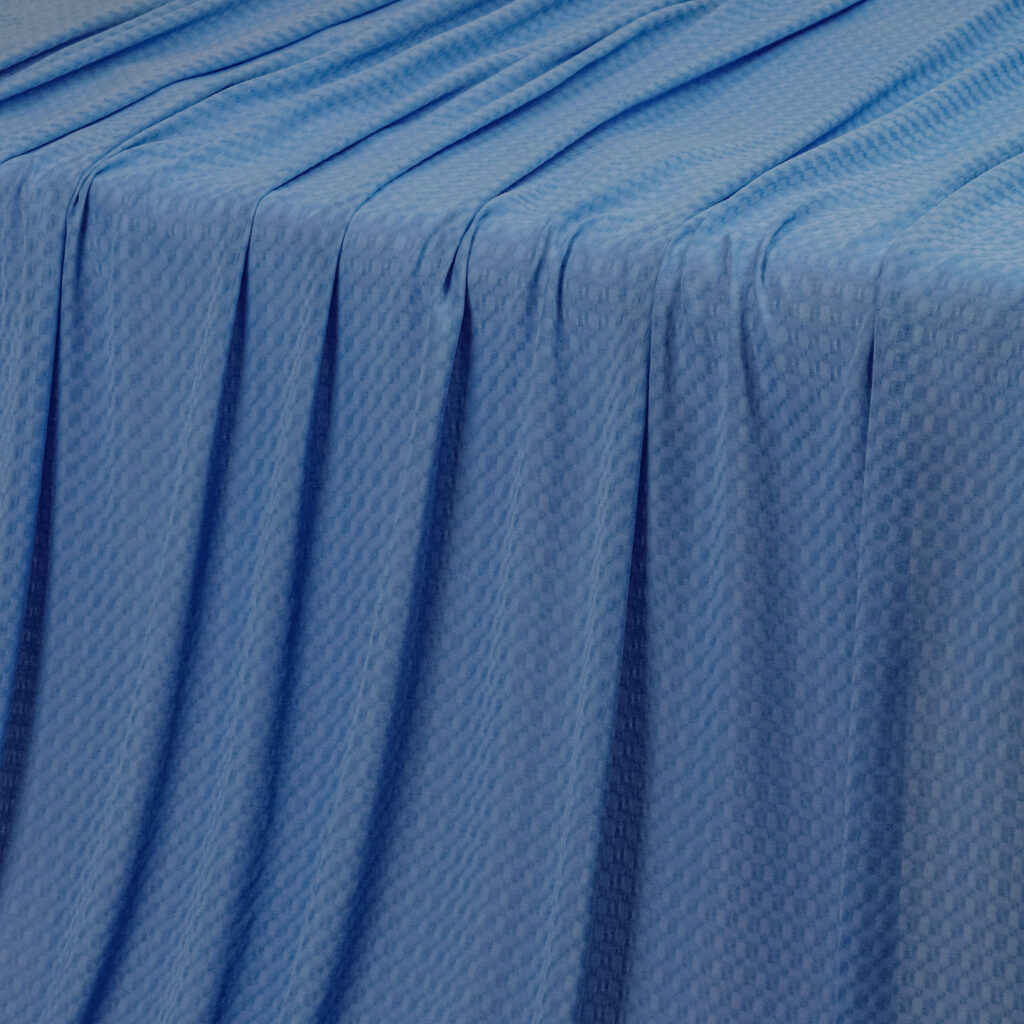 Checkerboard Texture – Wedgewood | Wildbird Fabric