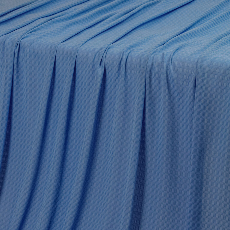 Checkerboard Texture – Wedgewood | Wildbird Fabric