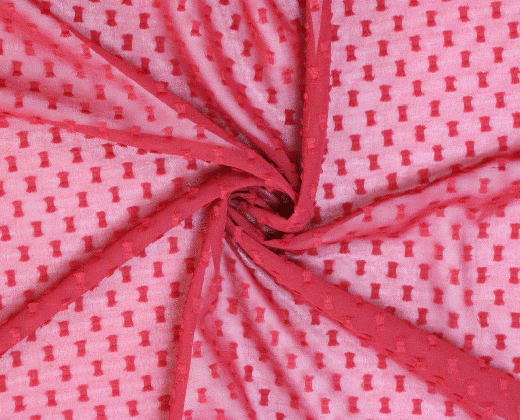 Bow Texture – Chili Red | wildbirdfabric