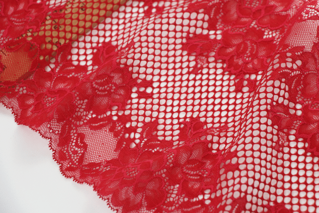 Chili Red Lace | Wildbird Fabric