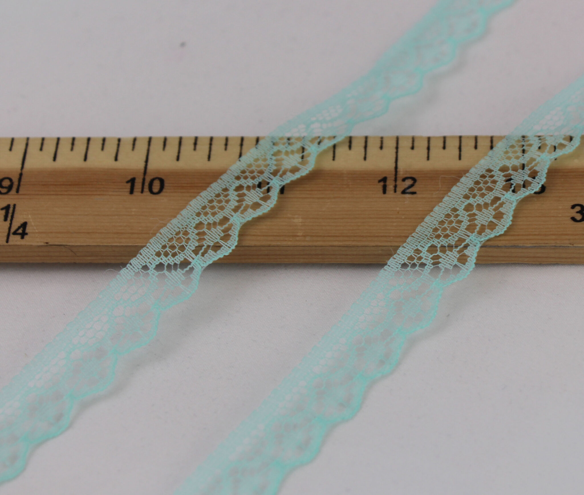 Dusty Mint Crochet Trim Lace | Wildbird Fabric