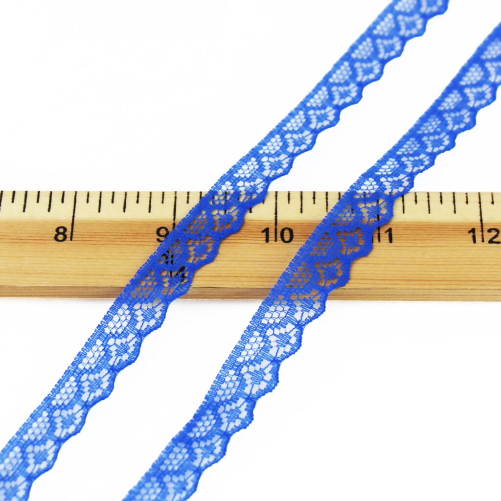 Cobalt Blue French Trim Lace | Wildbird Fabric