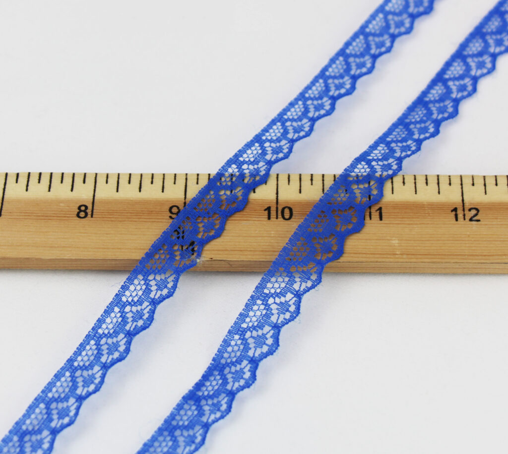 Cobalt Blue French Trim Lace | Wildbird Fabric