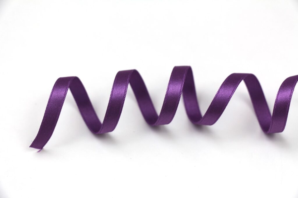 Lilac Satin Ribbon 1/4″ | Wildbird Fabric