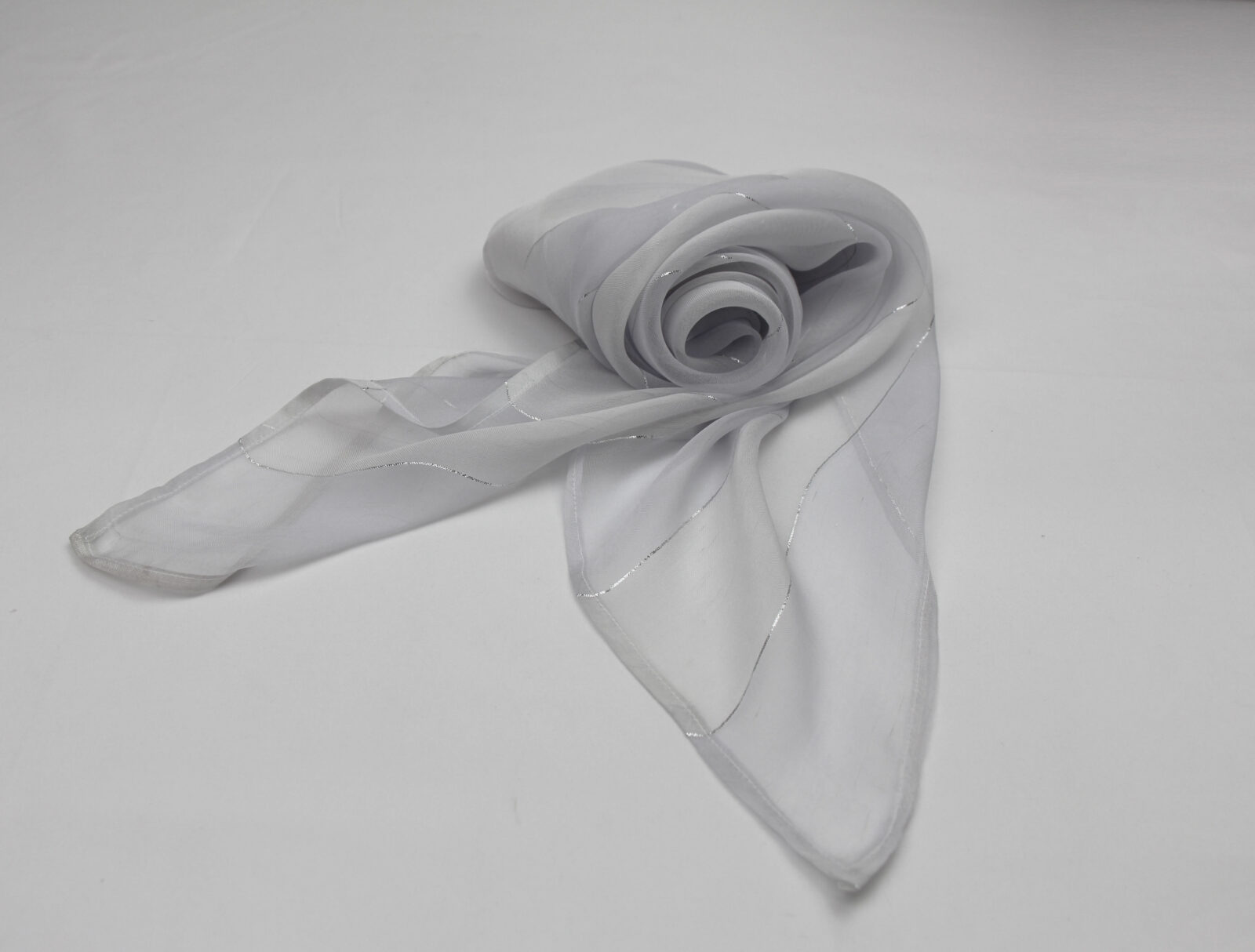 Bella Scarf – White | Wildbird Fabric