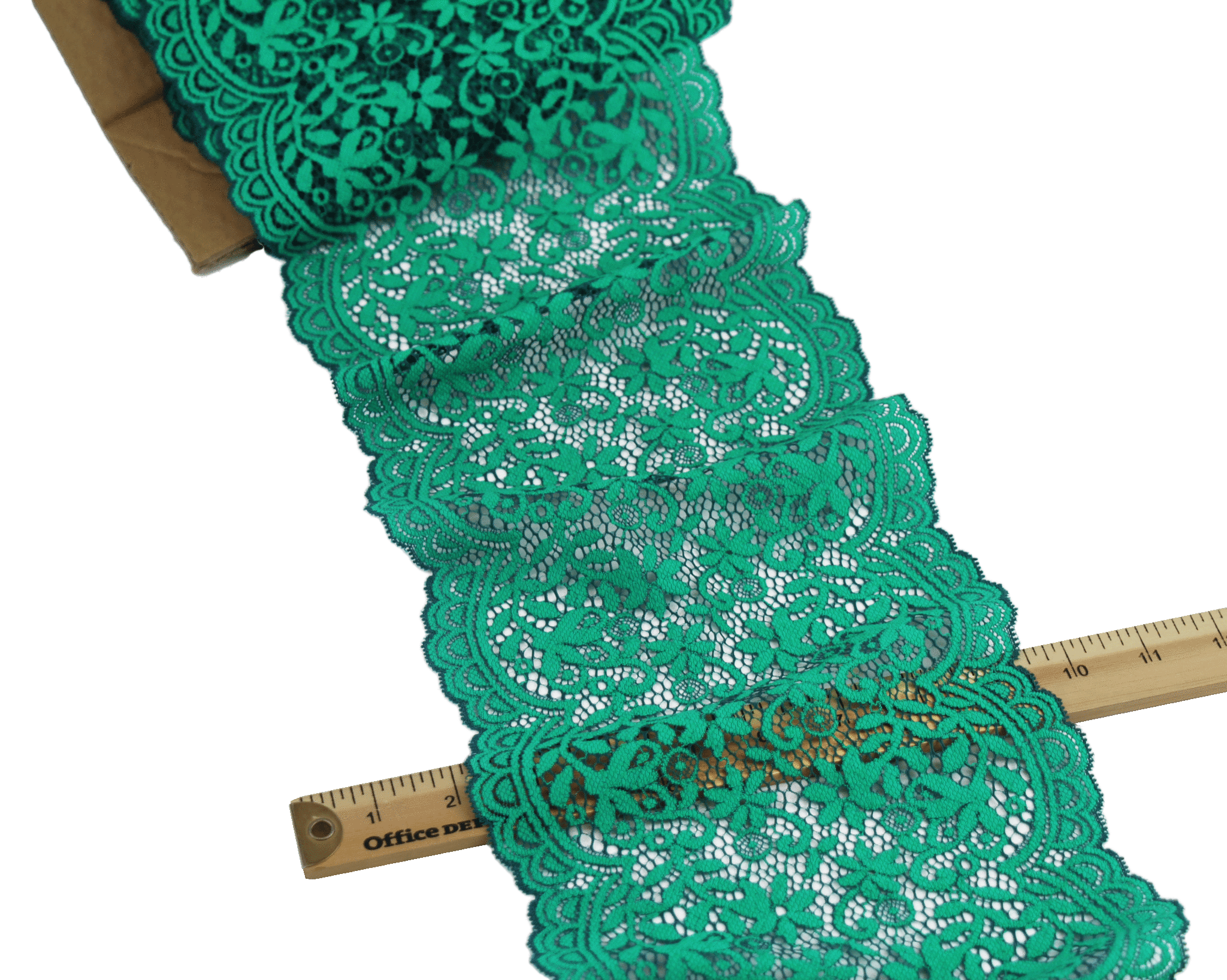 Marine Aqua Lace | Wildbird Fabric