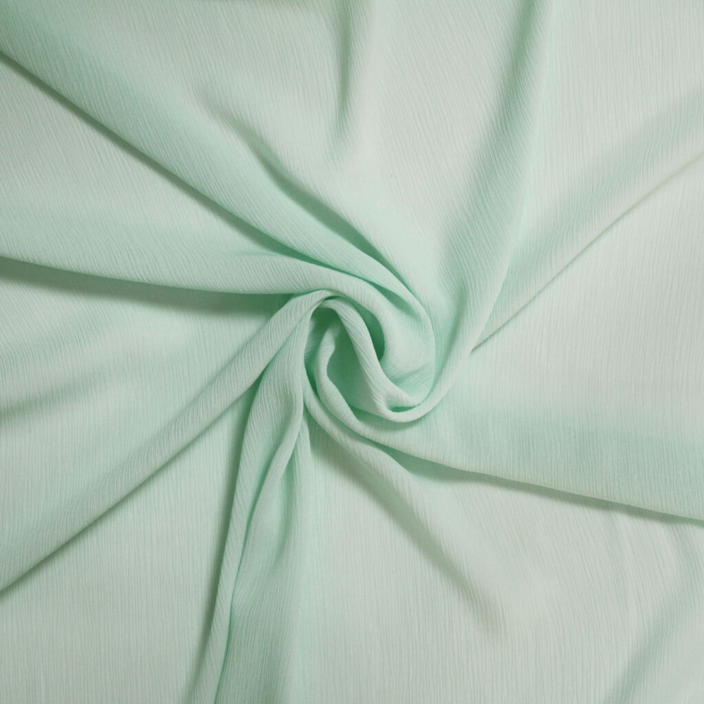 Mint Crinkle Fabric | Wildbird Fabric