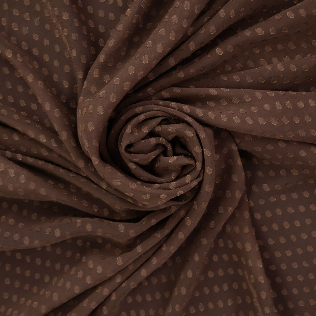 Satiny Dot Texture – Saddle Brown | Wildbird Fabric