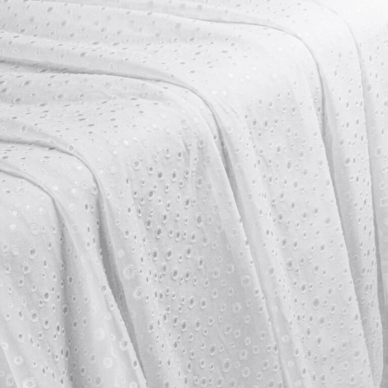 Shiny Dot Texture – White | Wildbird Fabric