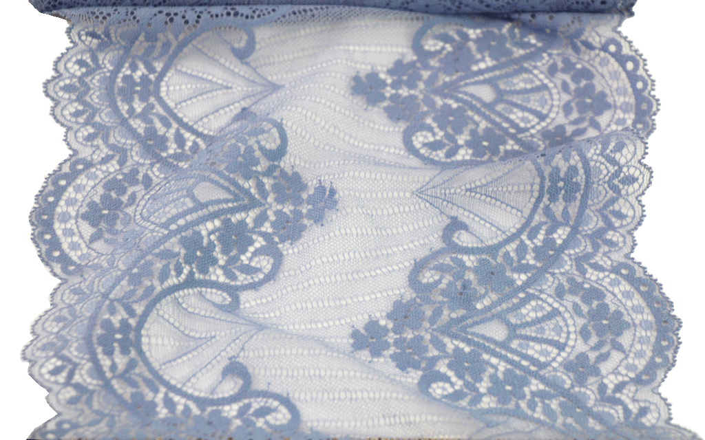 Slate Blue Lace | Wildbird Fabric