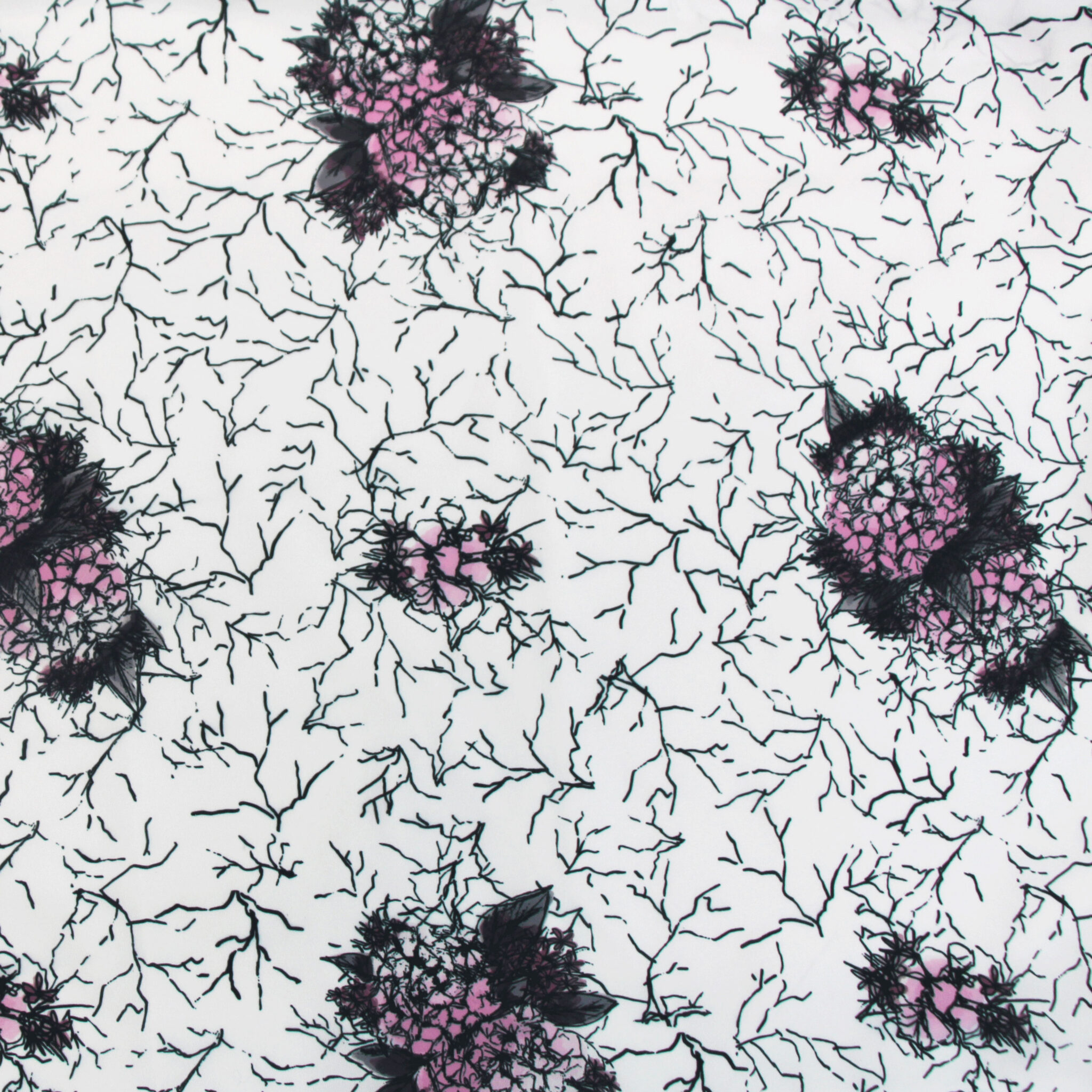 Pink Hydrangea | Wildbird Fabric