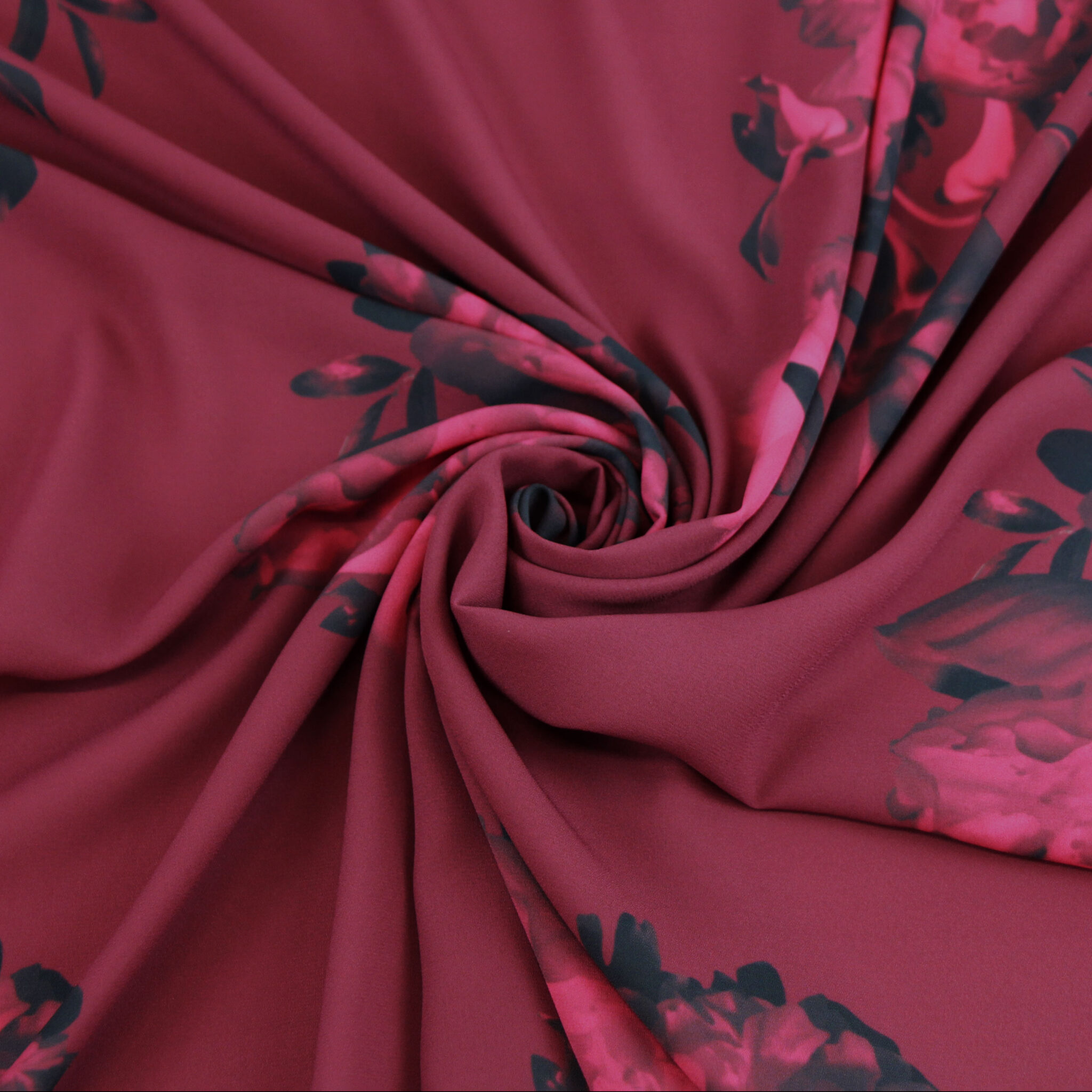 Peony Exposed – Burgundy | Wildbird Fabric