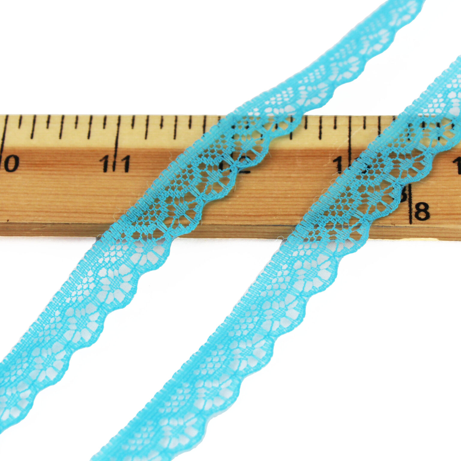 Oriental Blue Trim Lace | Wildbird Fabric