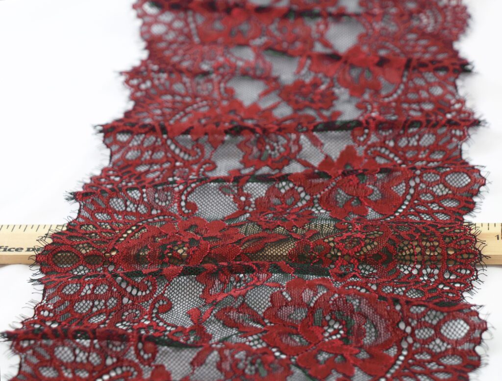 Ruby Red Lace | Wildbird Fabric