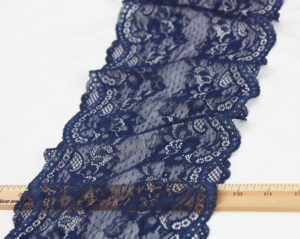 Bright Navy lace | Wildbird Fabric