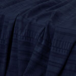 Geo Texture – Bright Navy | Wildbird Fabric