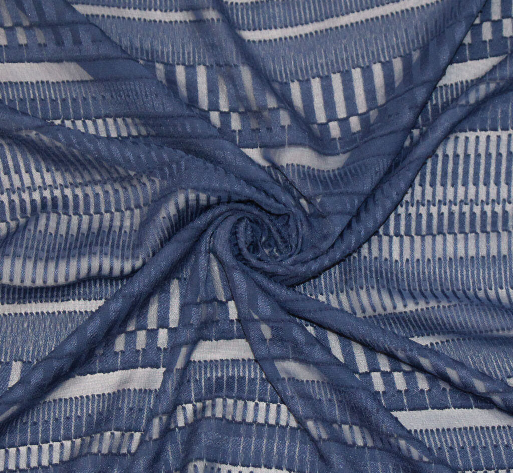 Geo Texture – Brite Navy | wildbirdfabric