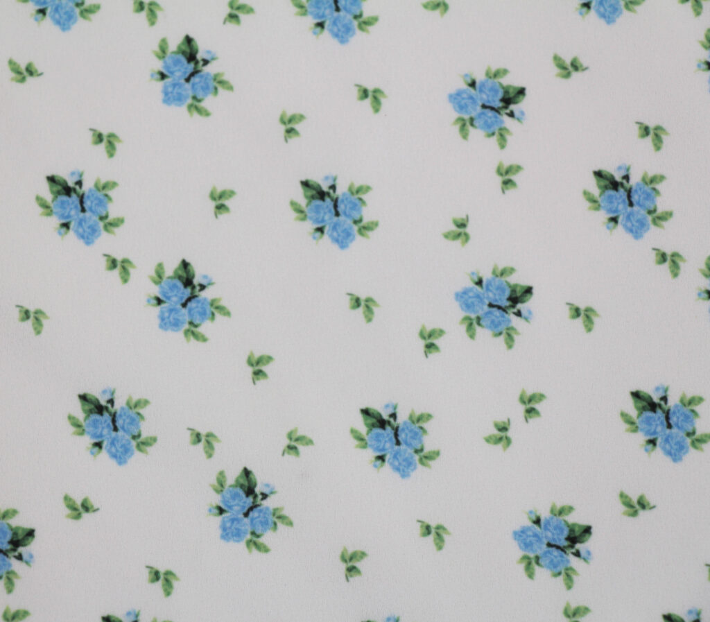 Rose Ditzy – Light Blue | Wildbird Fabric