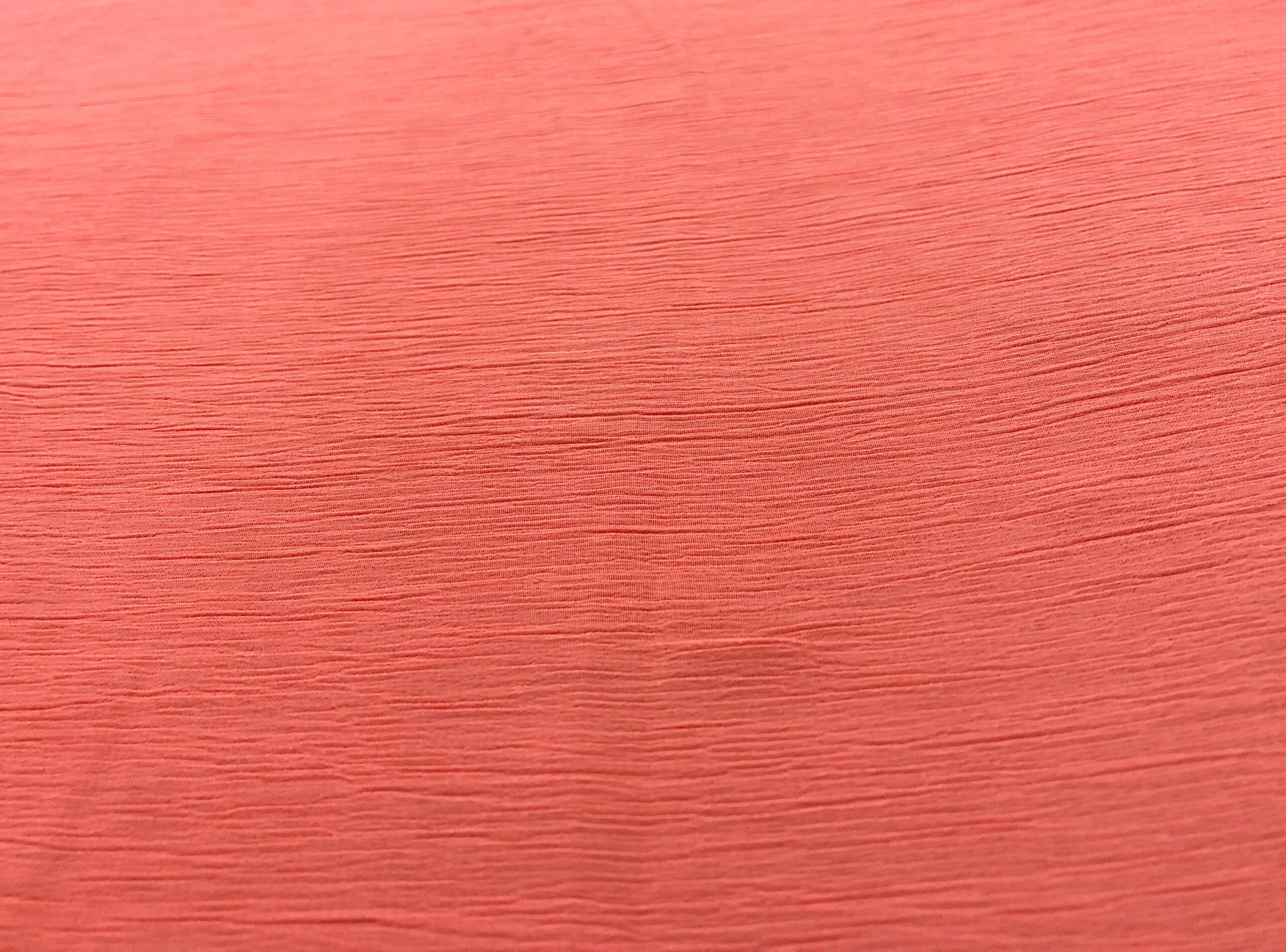 Coral Crinkle Fabric | wildbirdfabric