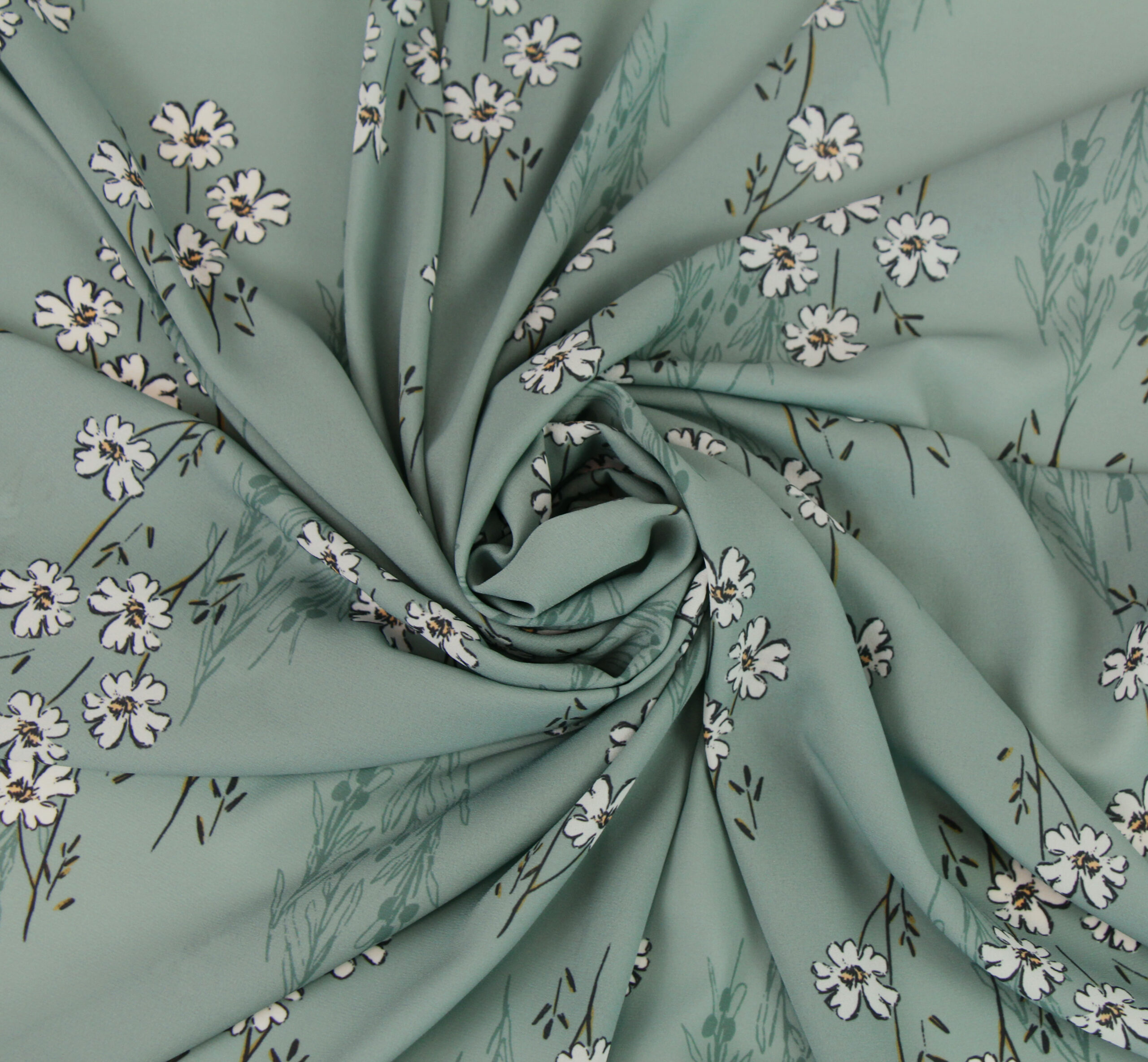 Summertime Blooms – Sage | wildbirdfabric