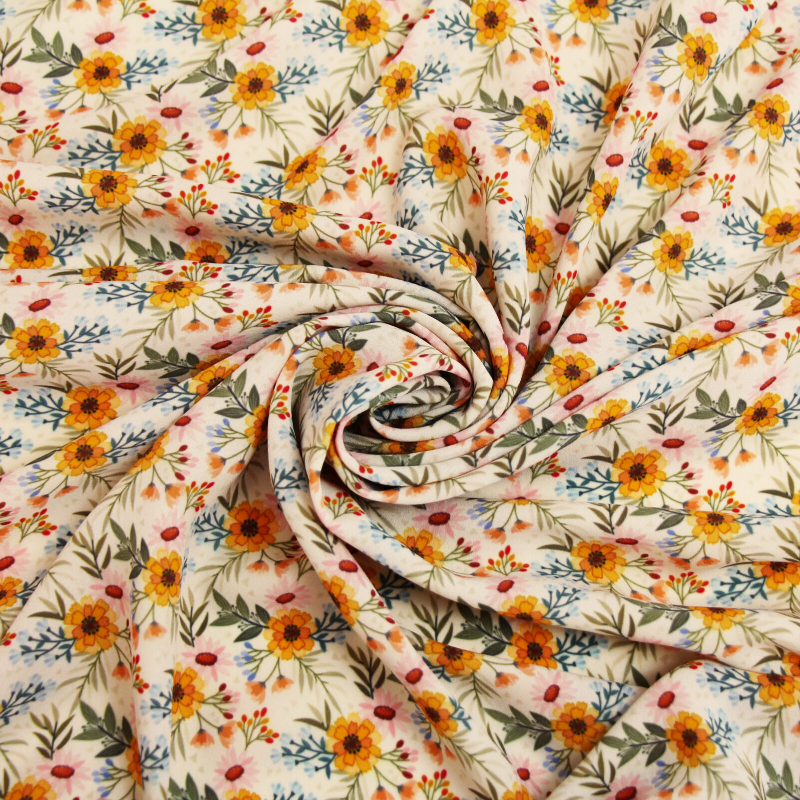 Vintage Marigold Print | Wildbird Fabric