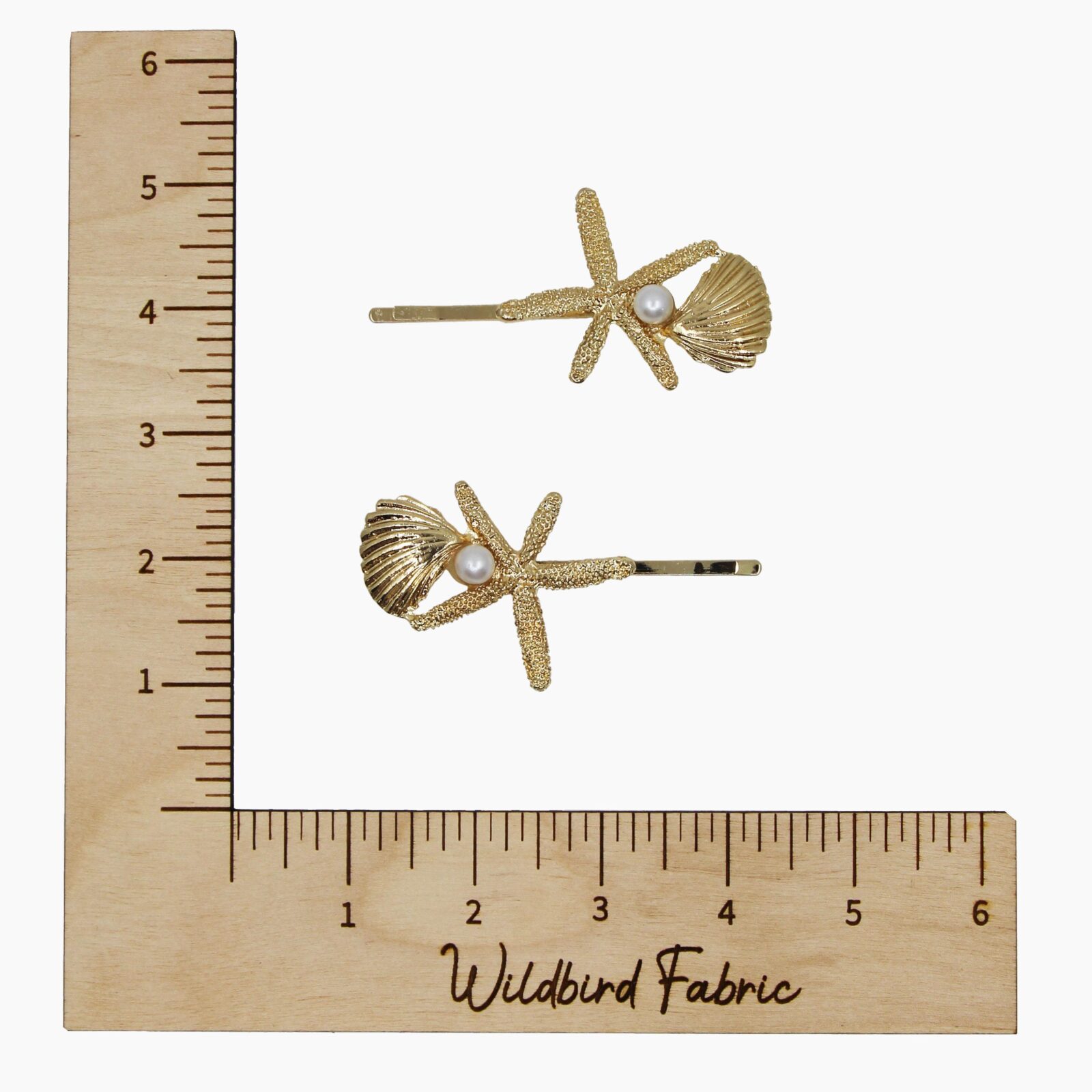 Starfish & Shell Clips | Wildbird Fabric