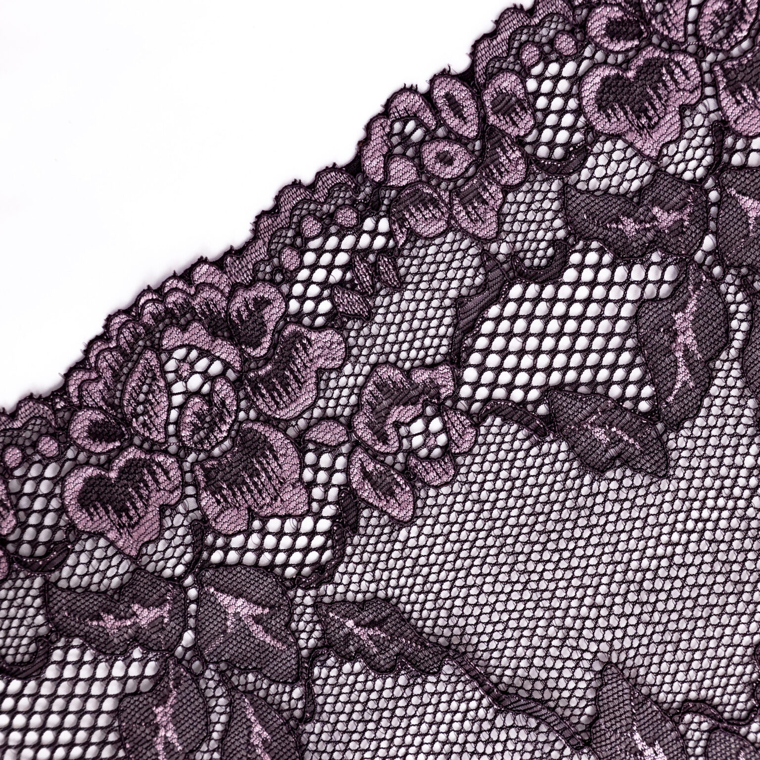Deep Plum Lace | Wildbird Fabric