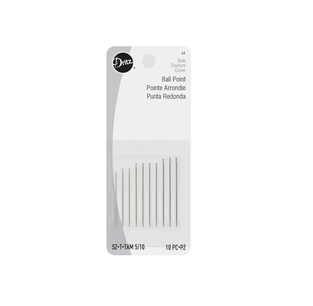 Dritz Ball Point Sewing Needles | Wildbird Fabric