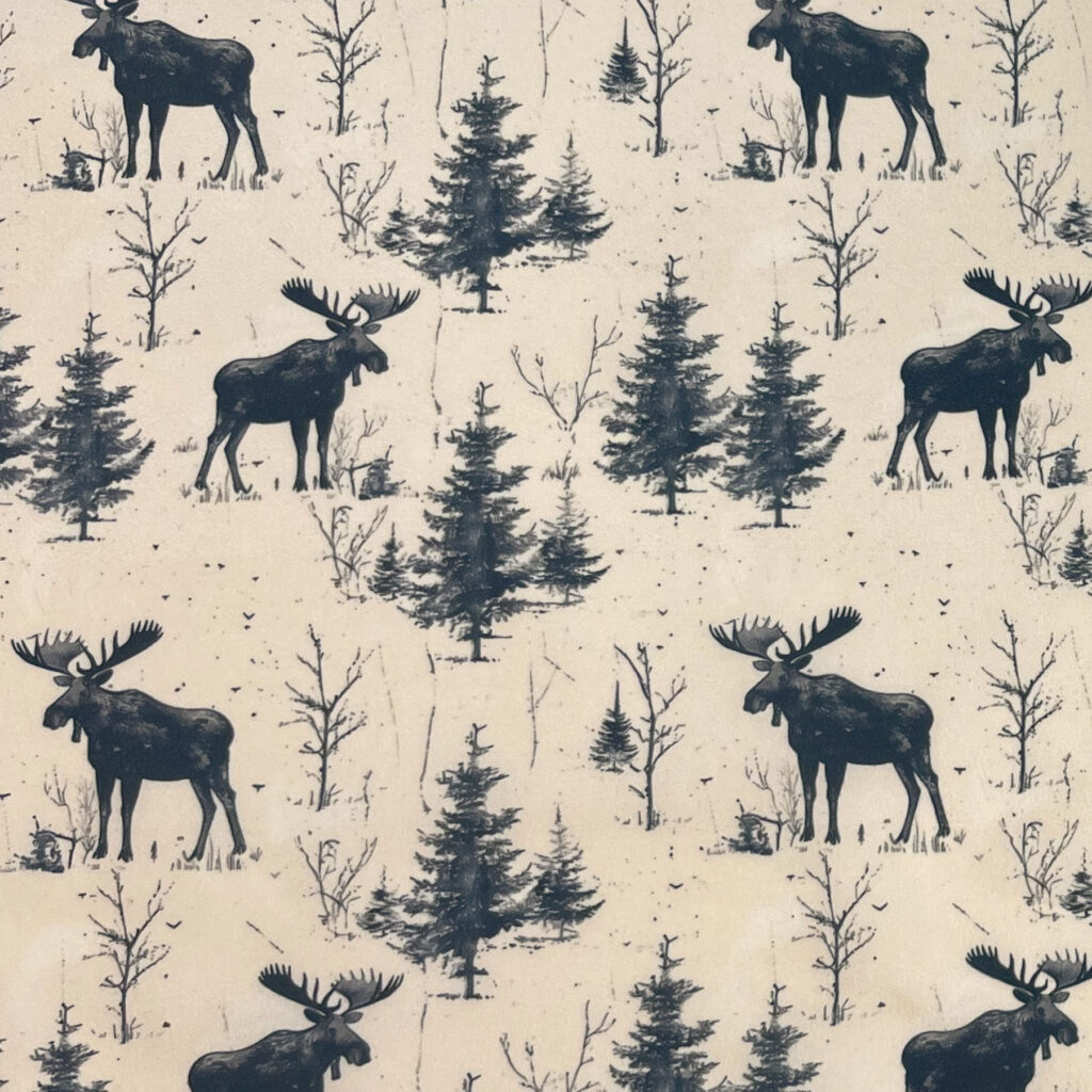 Moose – Naval | Wildbird Fabric