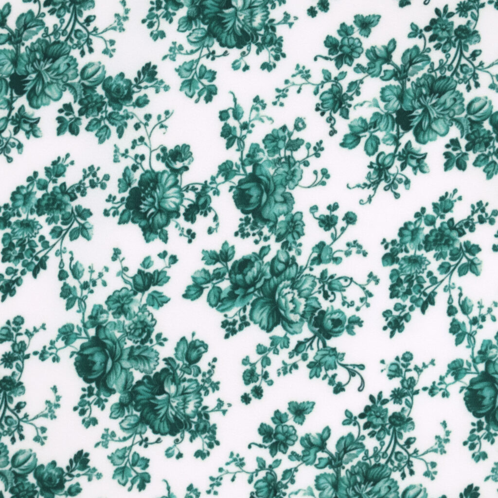 Toile de Jouy – Egyptian Teal | Wildbird Fabric